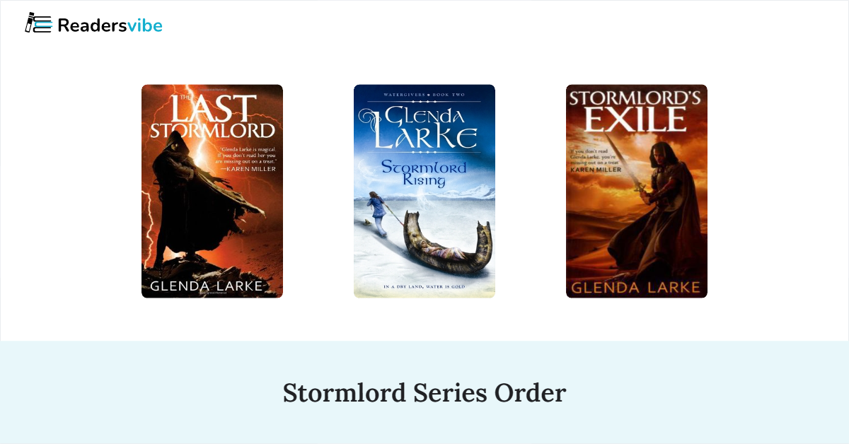 Stormlord Book Series In Order (3 Books)