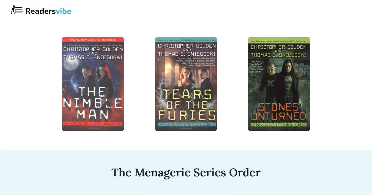 The Menagerie Book Series In Order (4 Books)
