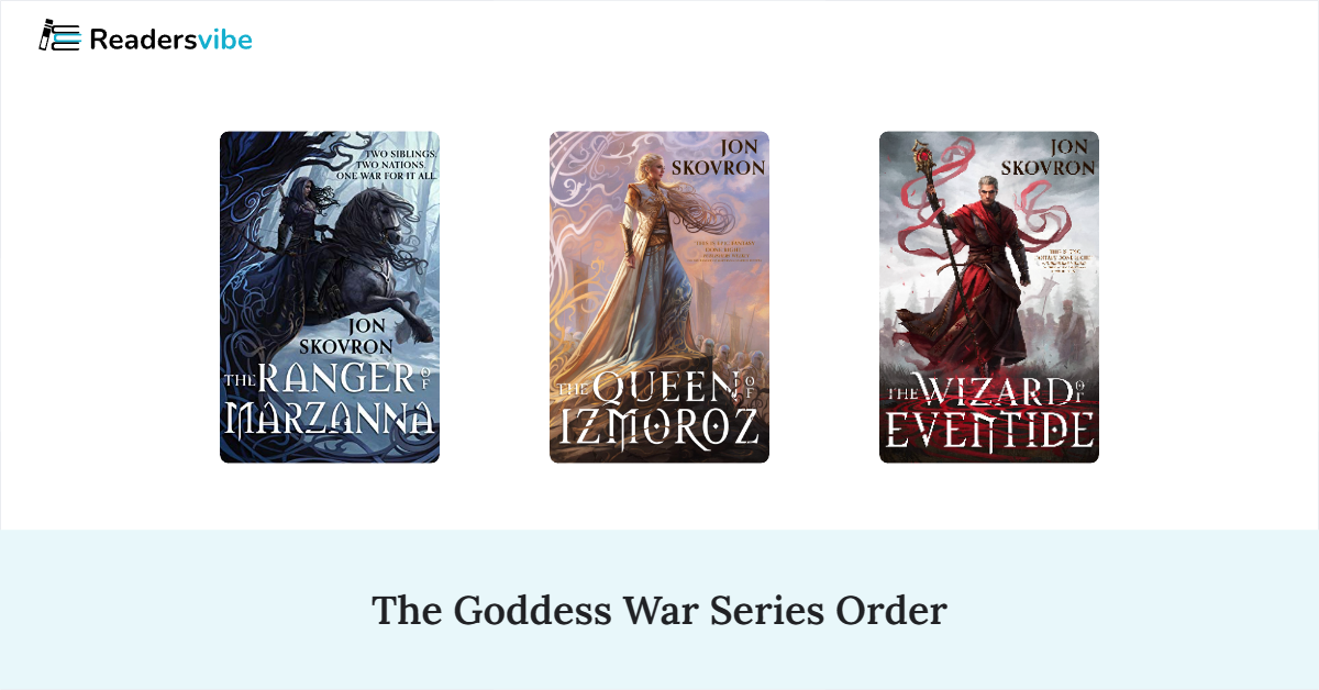 The Goddess War Book Series In Order (3 Books)