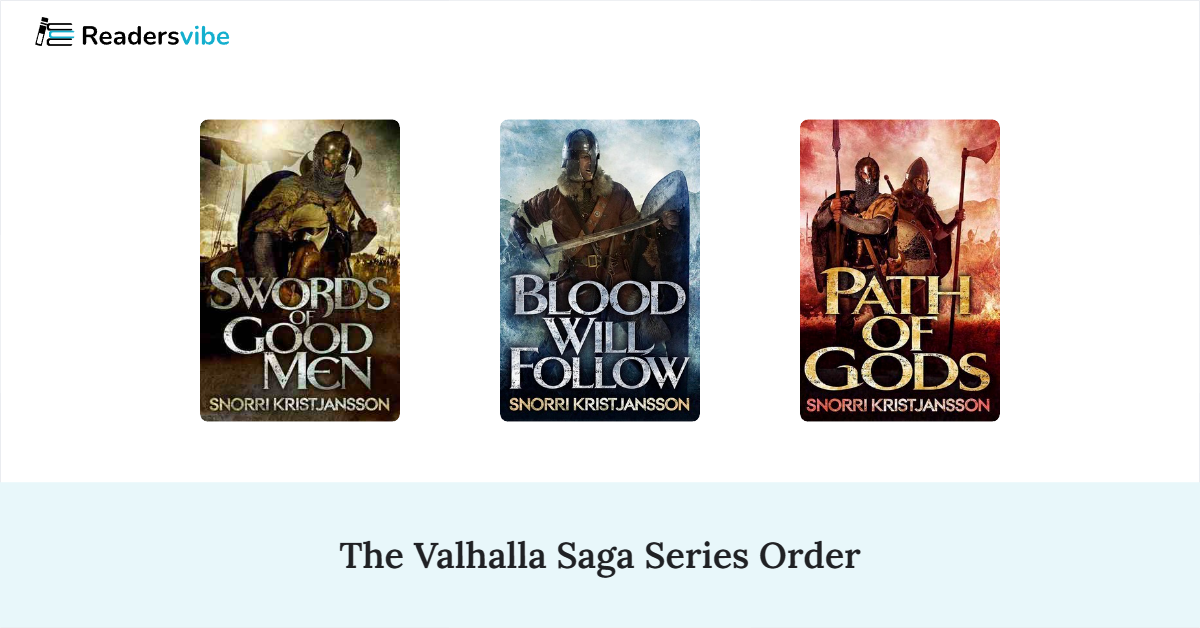 The Valhalla Saga Book Series In Order (3 Books)