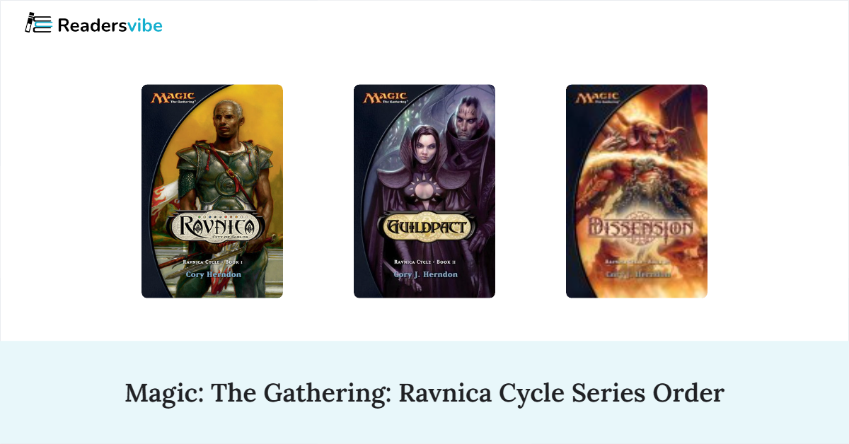 Magic: The Gathering: Ravnica Cycle Book Series In Order (3 Books)