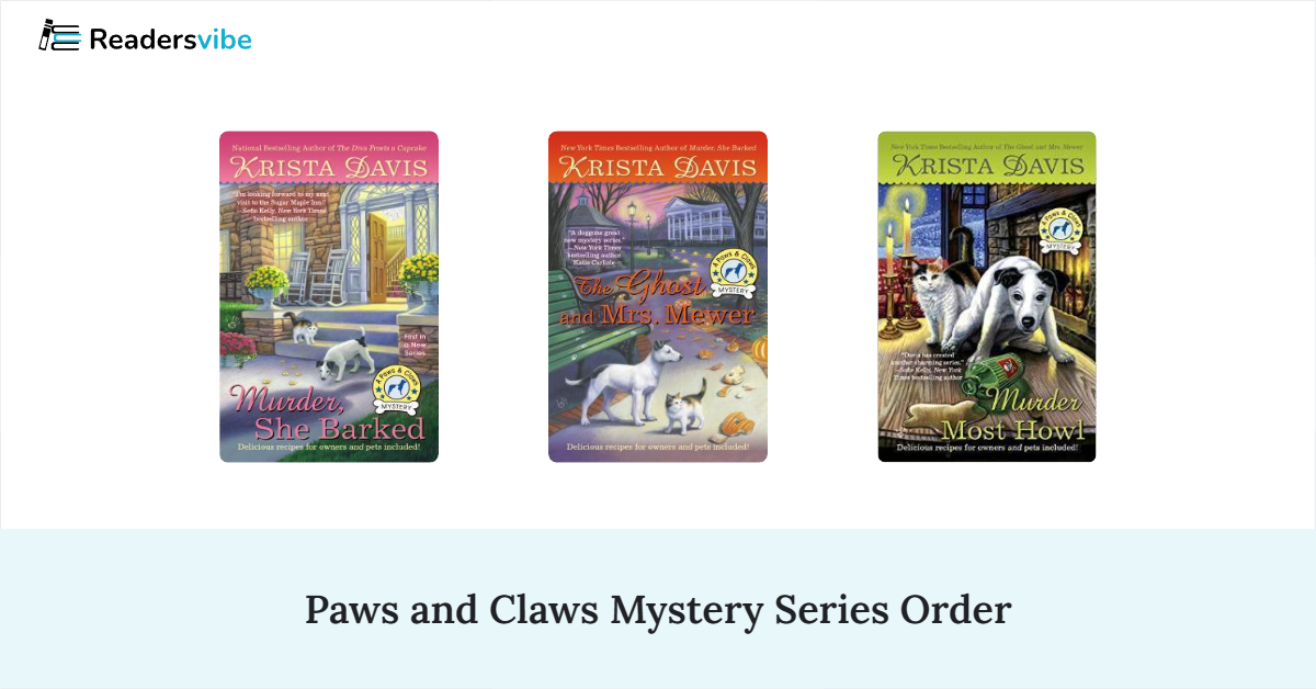 Paws and Claws Mystery Book Series In Order (9 Books)