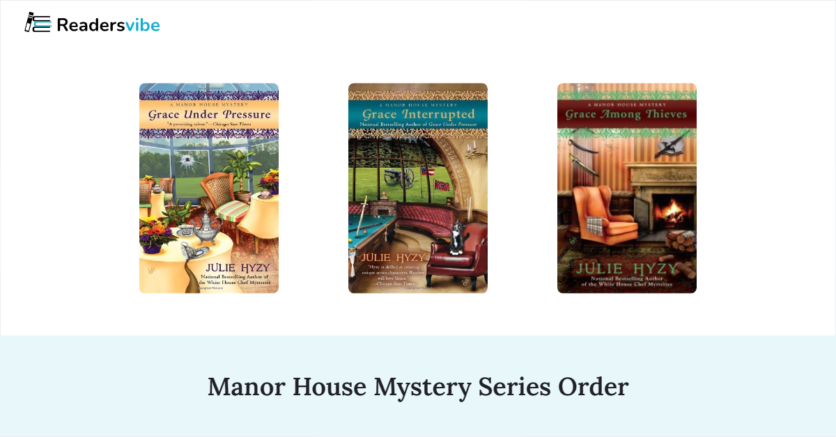 Manor House Mystery Book Series In Order (8 Books)