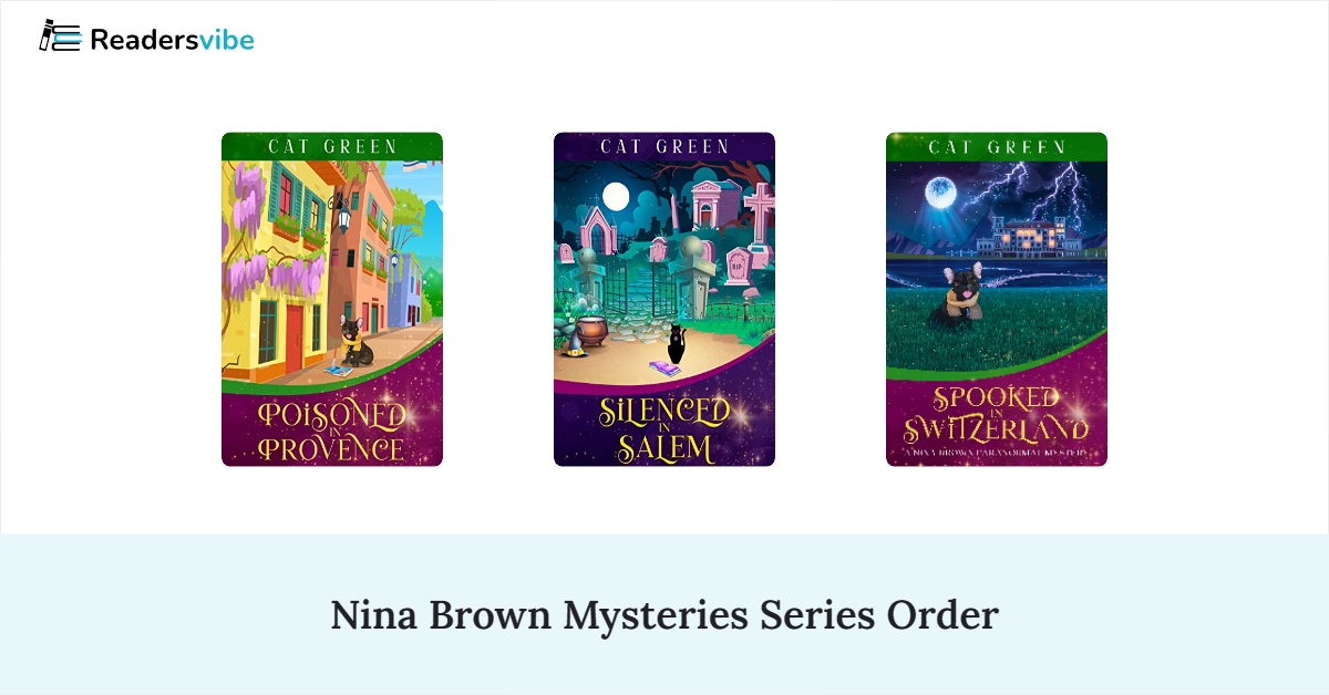 Nina Brown Mysteries Book Series In Order (3 Books)