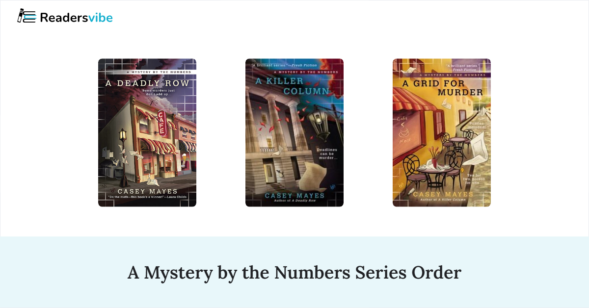 A Mystery by the Numbers Book Series In Order (3 Books)