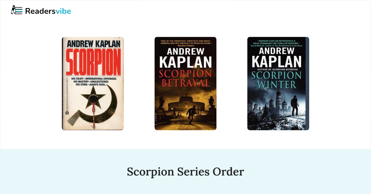 Scorpion Book Series In Order (4 Books)