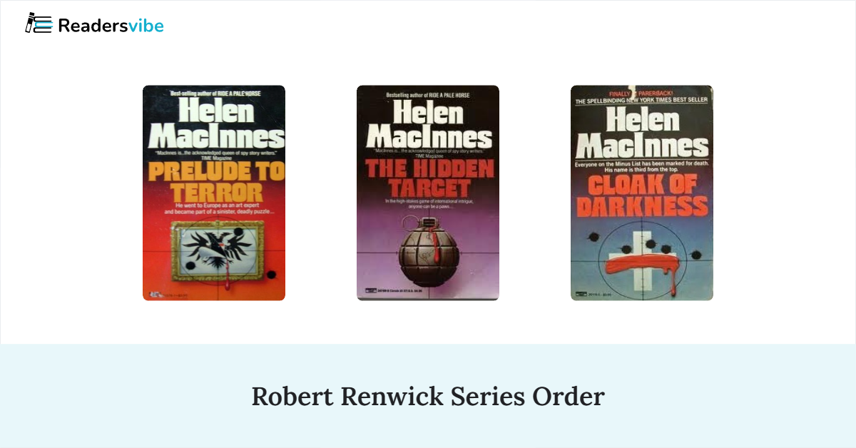 Robert Renwick Book Series In Order (3 Books)