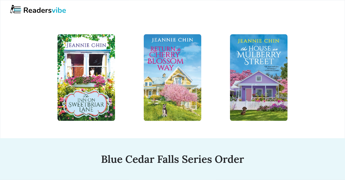 Blue Cedar Falls Book Series In Order (3 Books)