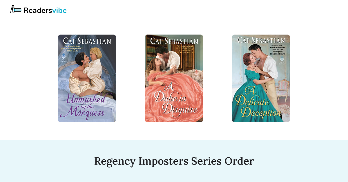 Regency Imposters Book Series In Order (3 Books)