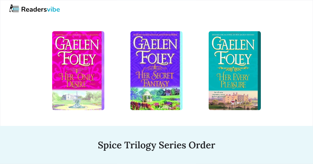 Spice Trilogy Book Series In Order (3 Books)