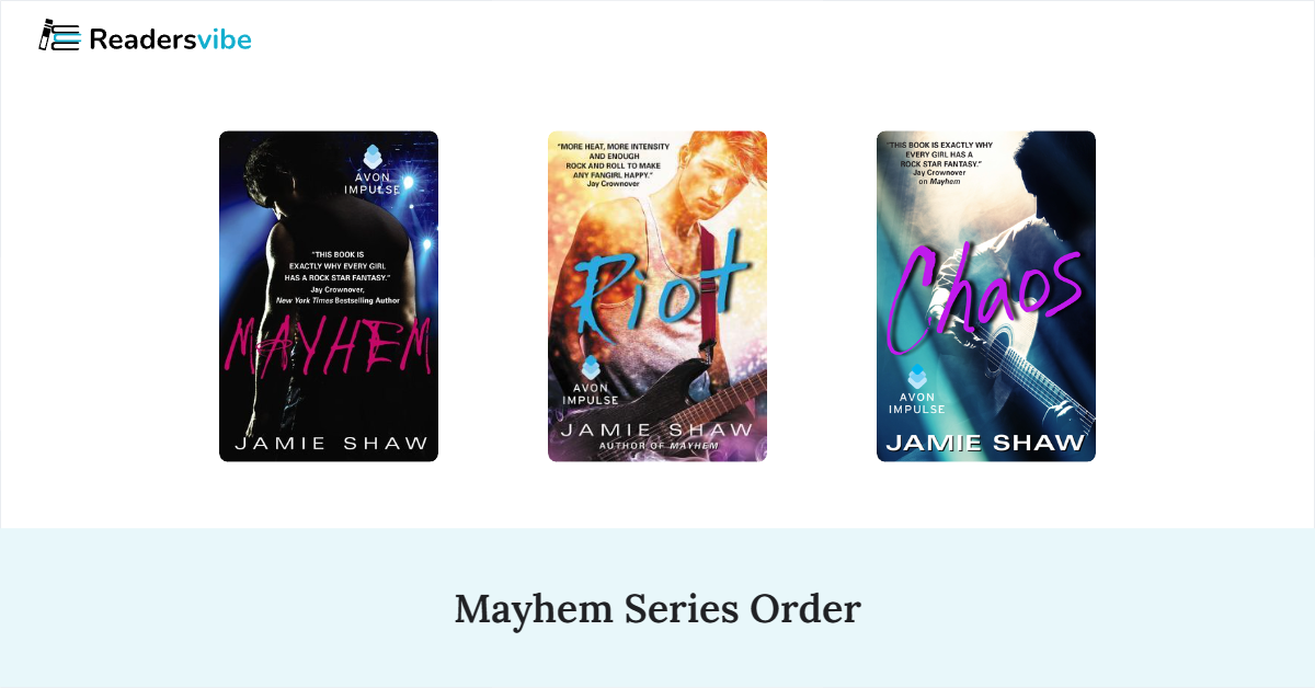 Mayhem Book Series In Order (4 Books)