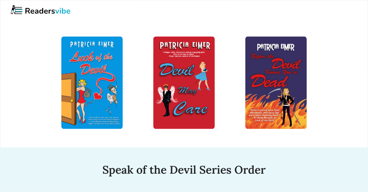 Speak of the Devil Book Series In Order (3 Books)