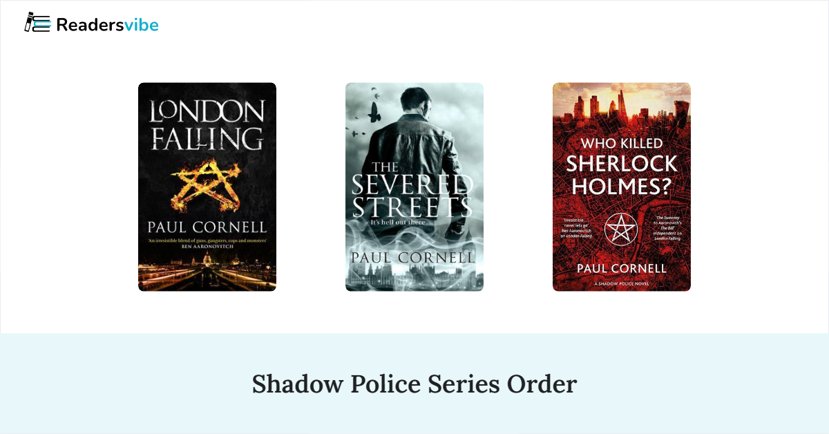 Shadow Police Book Series In Order (3 Books)