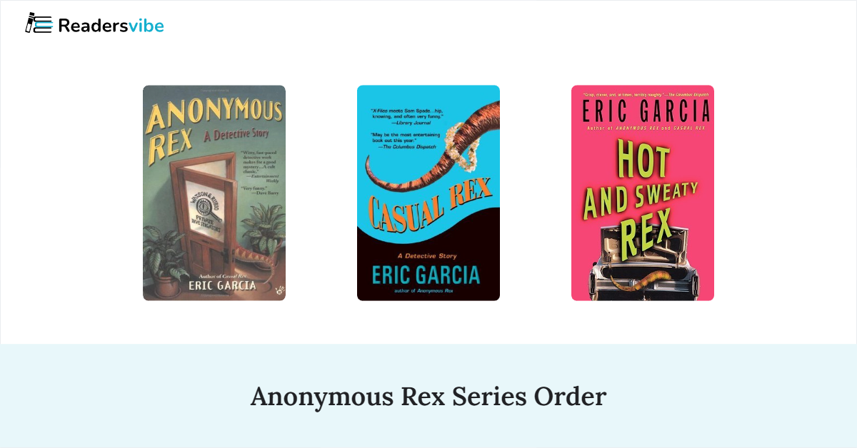 Anonymous Rex Book Series In Order (3 Books)