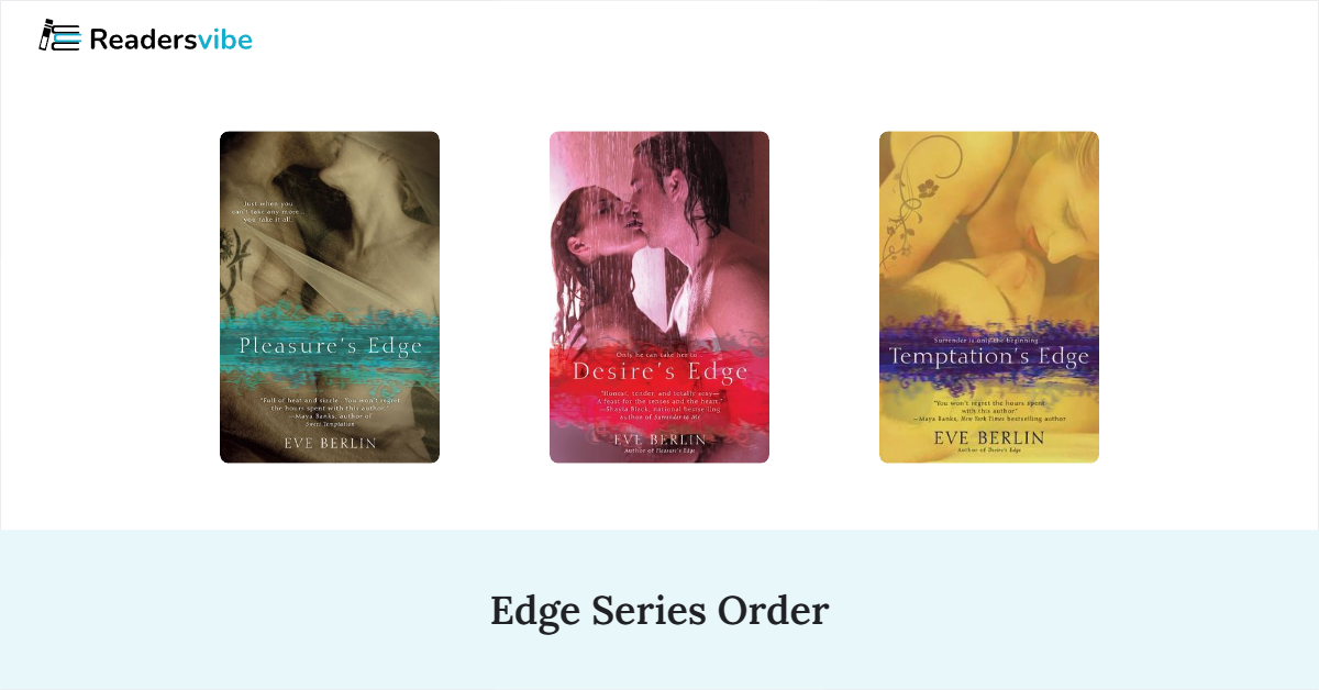 Edge Book Series In Order (3 Books)