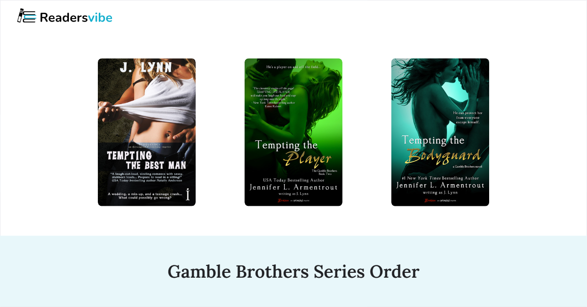 Gamble Brothers Book Series In Order (3 Books)