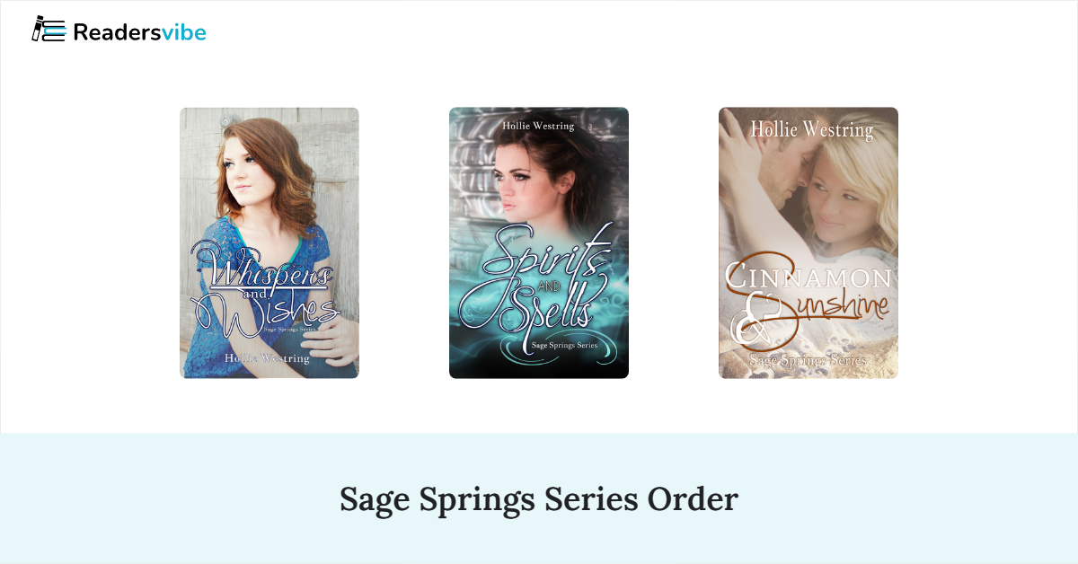 Sage Springs Book Series In Order (3 Books)