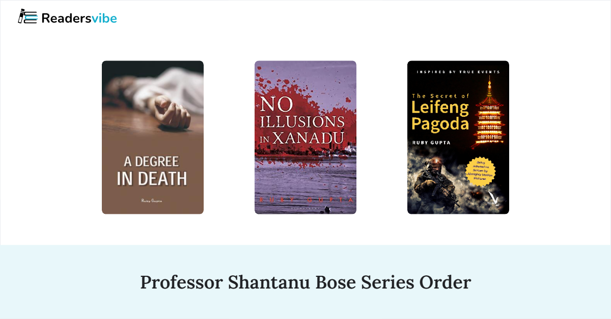 Professor Shantanu Bose Book Series In Order (3 Books)