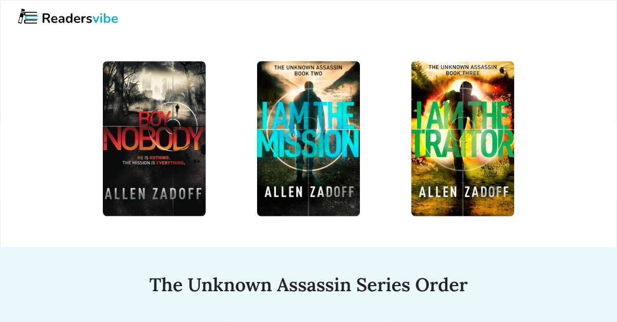 The Unknown Assassin Book Series In Order (3 Books)