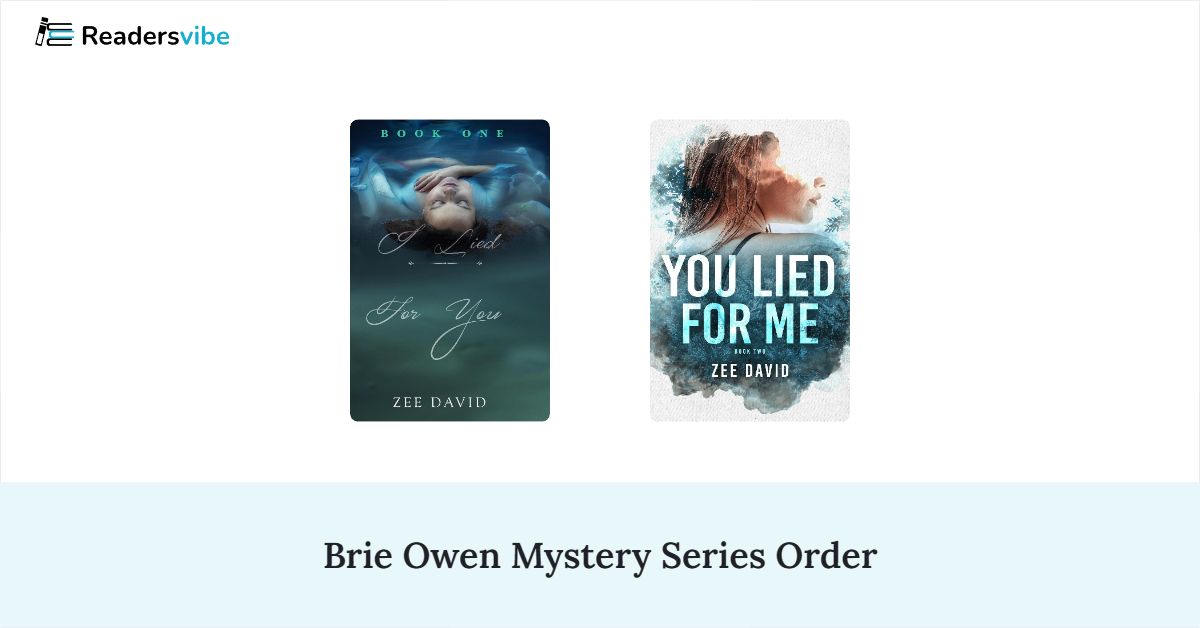 Brie Owen Mystery Book Series In Order (2 Books)