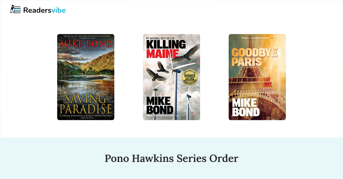 Pono Hawkins Book Series In Order (3 Books)