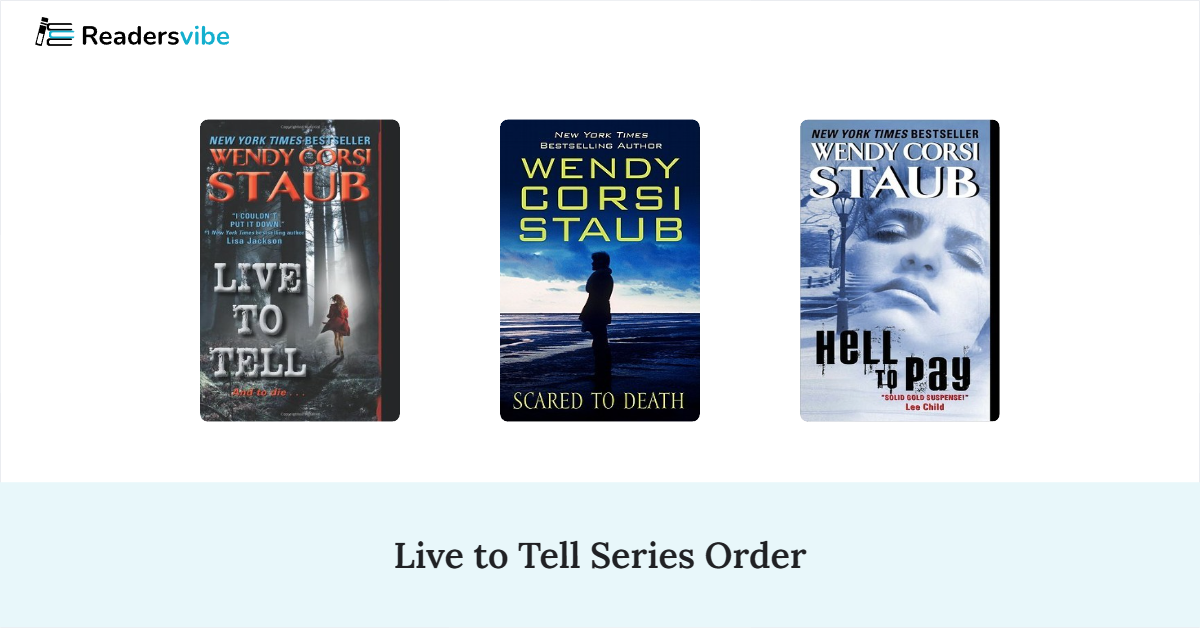 Live to Tell Book Series In Order (3 Books)