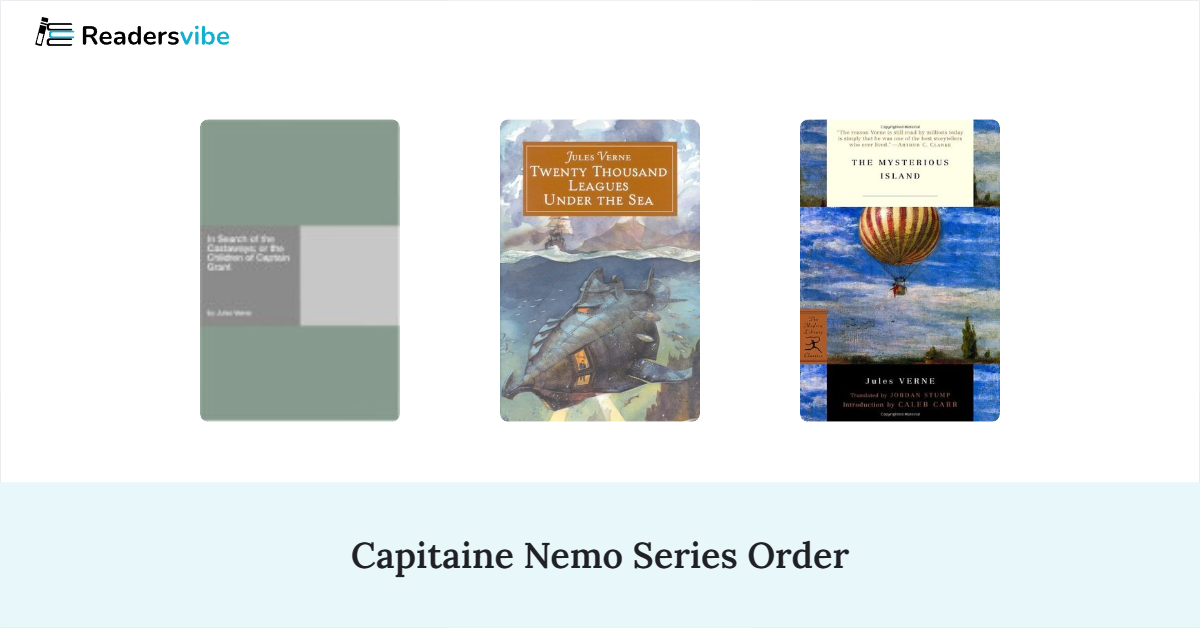 Capitaine Nemo Book Series In Order (3 Books)