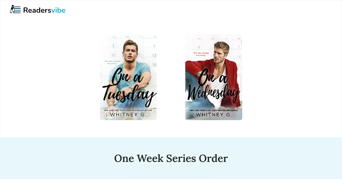 One Week Book Series In Order (2 Books)