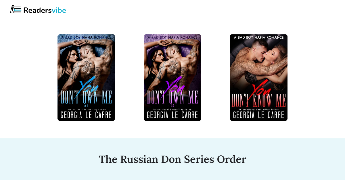 The Russian Don Book Series In Order (3 Books)