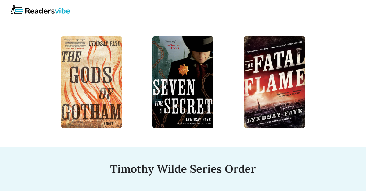 Timothy Wilde Book Series In Order (3 Books)