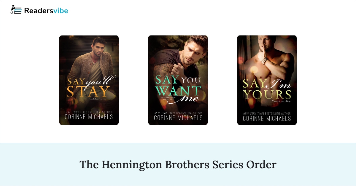 The Hennington Brothers Book Series In Order (3 Books)