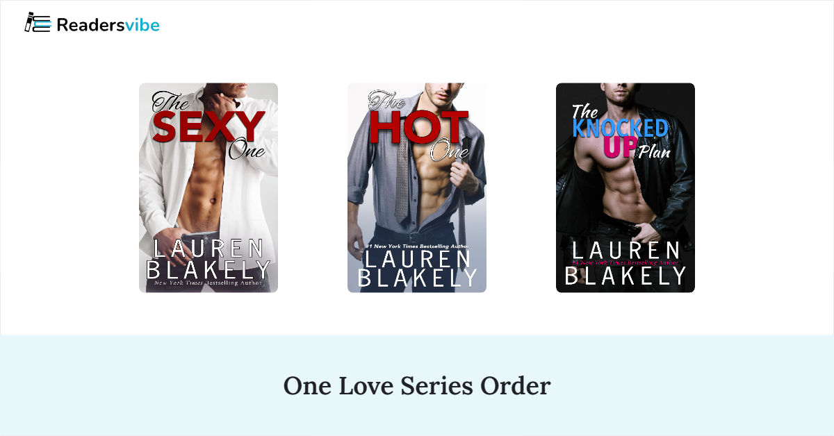 One Love Book Series In Order (4 Books)