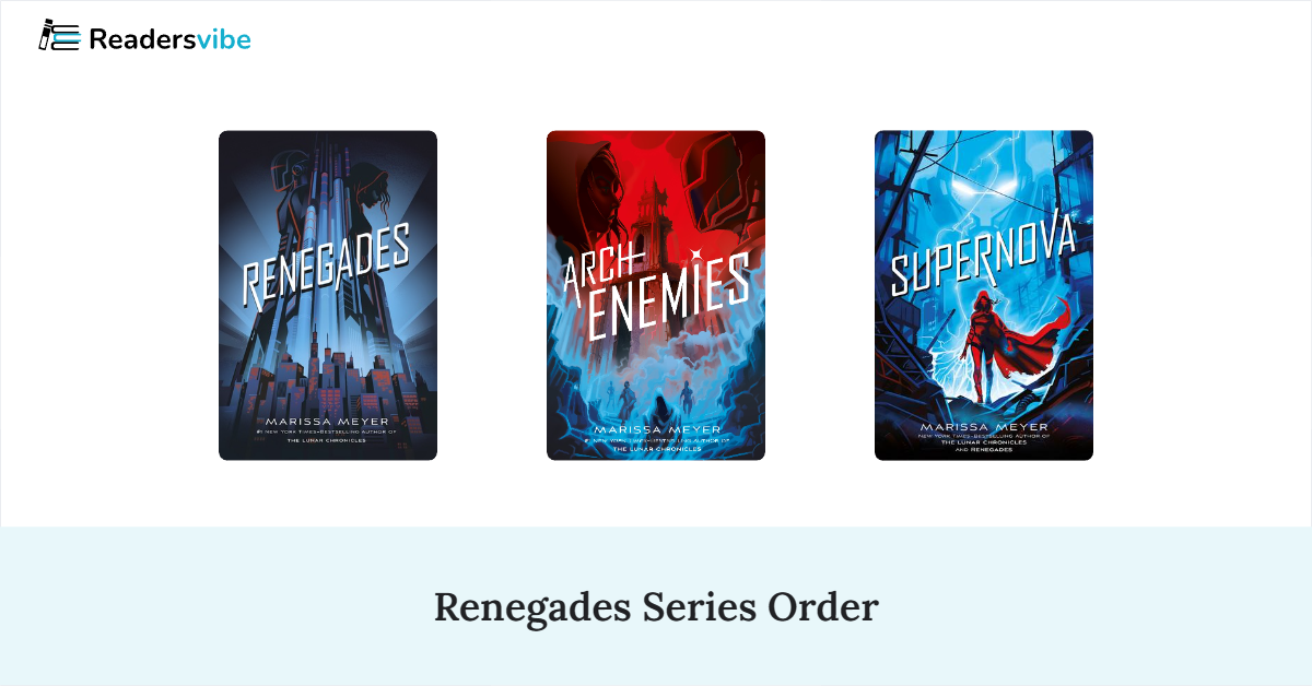 Renegades Book Series In Order (3 Books)
