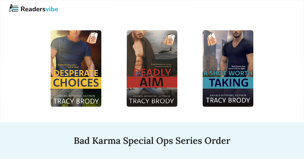 Bad Karma Special Ops Book Series In Order (4 Books)
