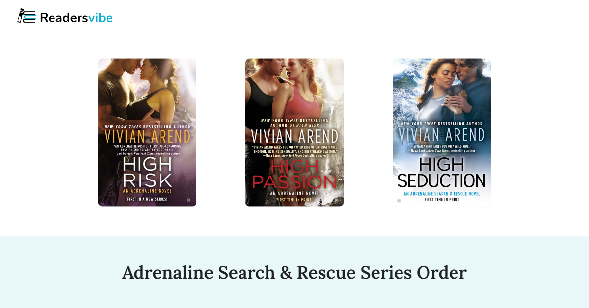 Adrenaline Search & Rescue Book Series In Order (3 Books)