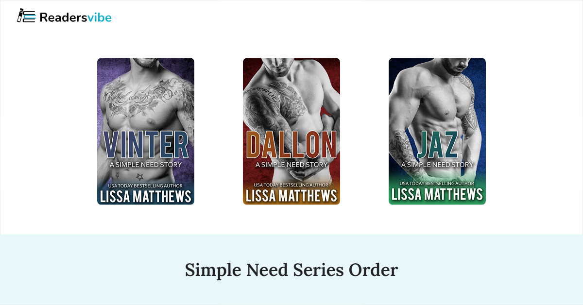 Simple Need Book Series In Order (4 Books)