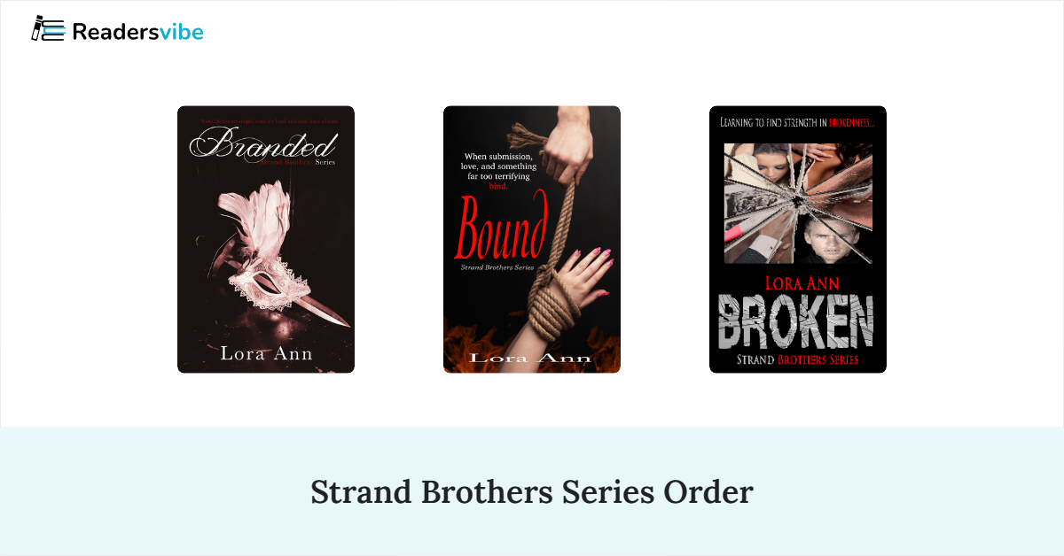 Strand Brothers Book Series In Order (3 Books)