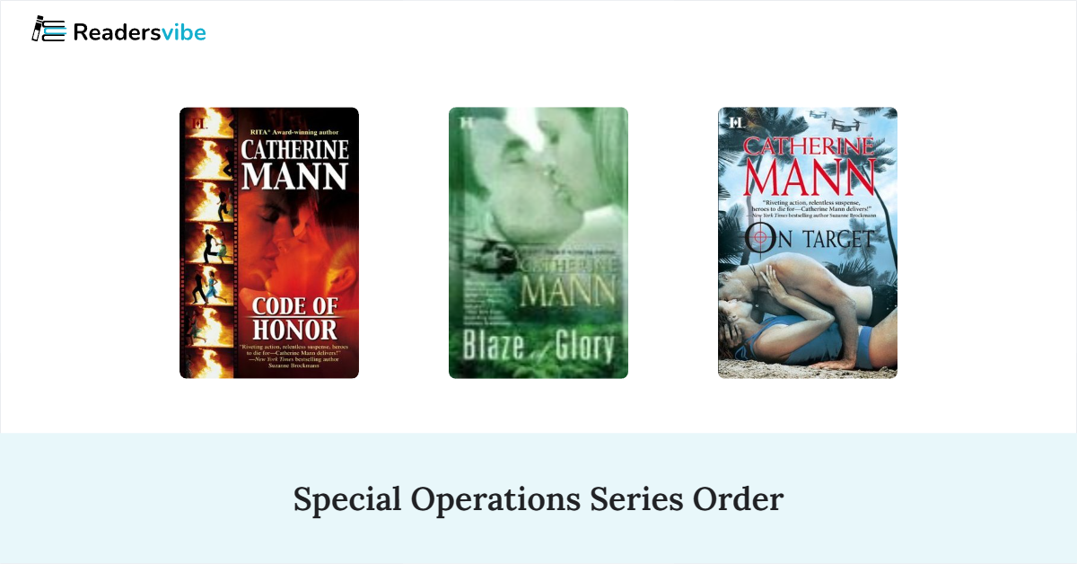 Special Operations Book Series In Order (3 Books)