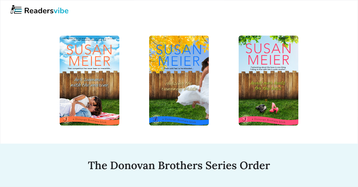The Donovan Brothers Book Series In Order (3 Books)