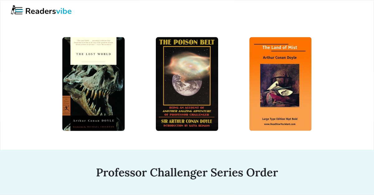 Professor Challenger Book Series In Order (5 Books)