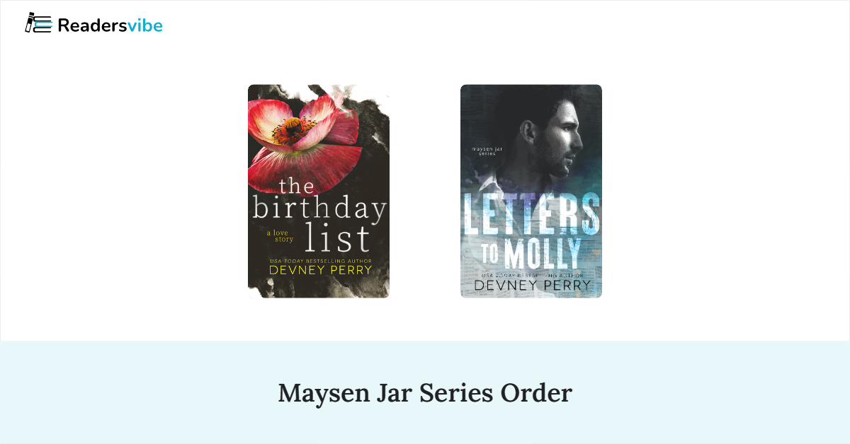 Maysen Jar Book Series In Order (2 Books)