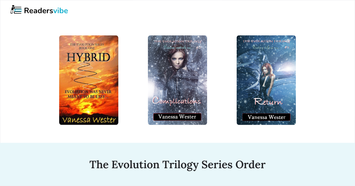The Evolution Trilogy Book Series In Order (3 Books)