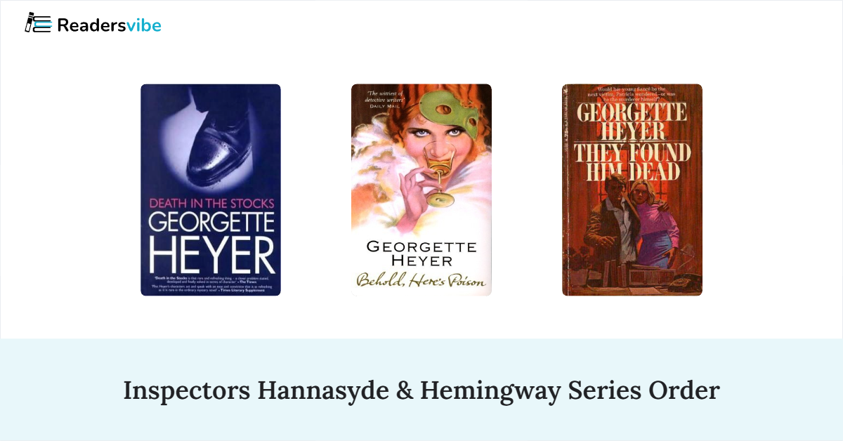Inspectors Hannasyde & Hemingway Book Series In Order (8 Books)