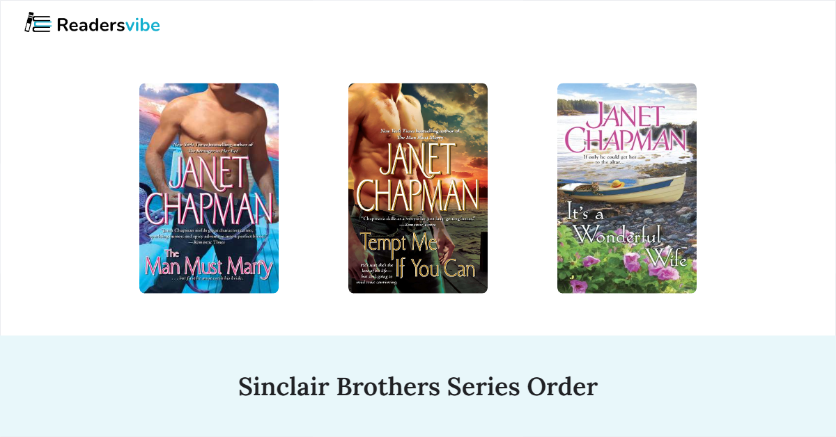 Sinclair Brothers Book Series In Order (3 Books)