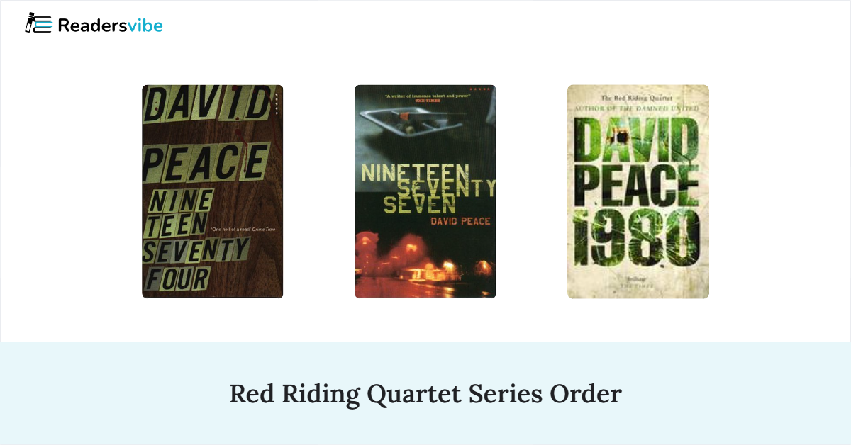 Red Riding Quartet Book Series In Order (4 Books)