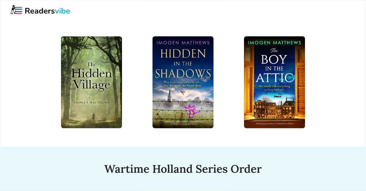 Wartime Holland Book Series In Order (3 Books)