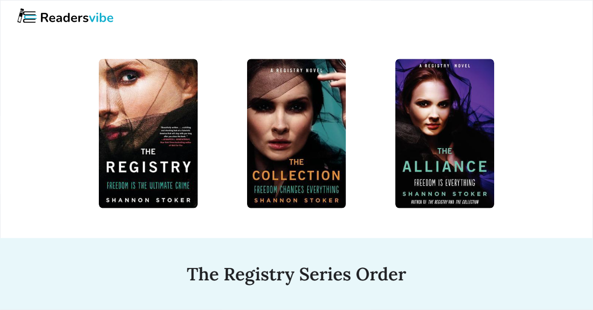 The Registry Book Series In Order (3 Books)