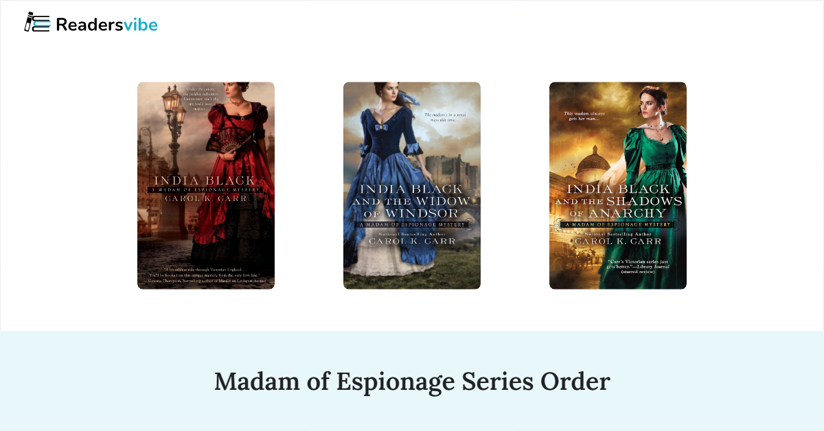 Madam of Espionage Book Series In Order (4 Books)
