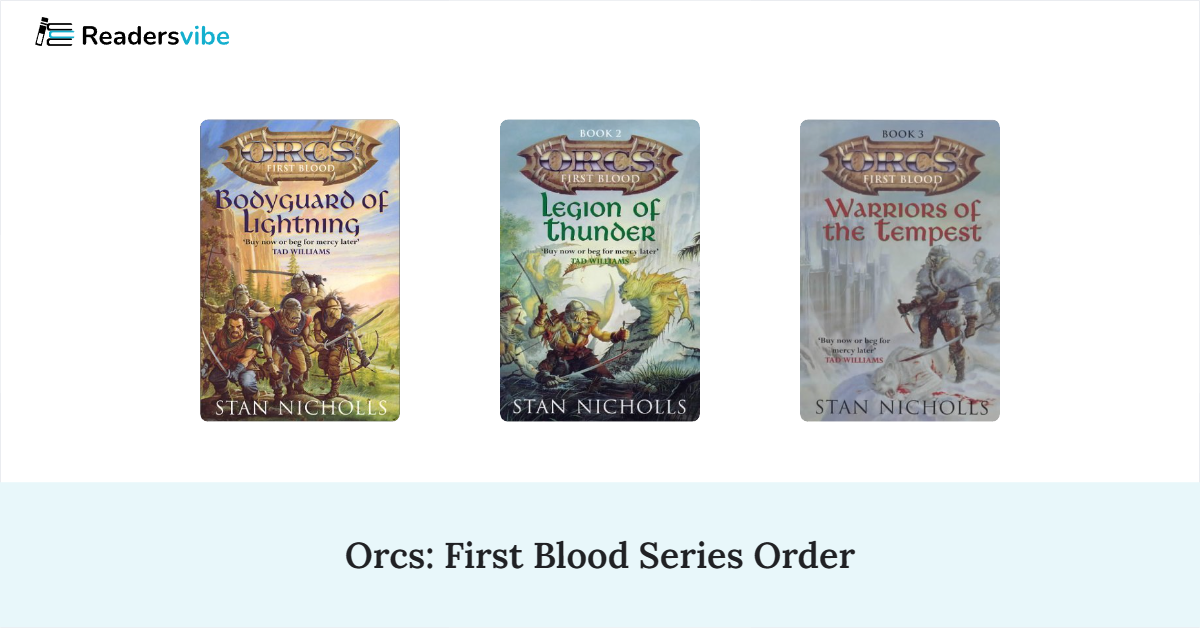 Orcs: First Blood Book Series In Order (3 Books)