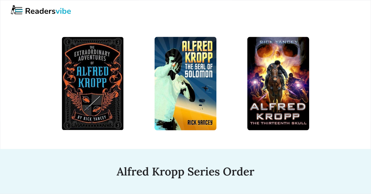 Alfred Kropp Book Series In Order (3 Books)
